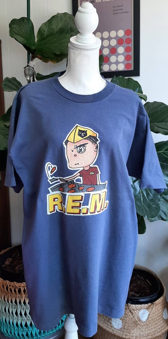Vintage REM BBQ Boy T Shirt, Monster album - Gem