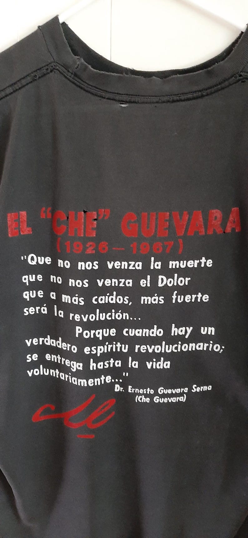Vintage Che Guevara Thrashed T Shirt - Etsy