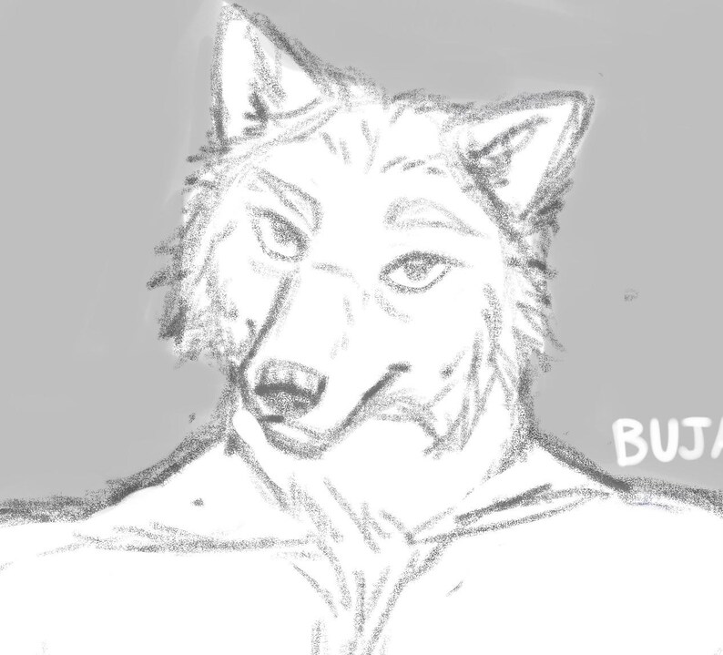 Anthro Character Art - Fursona PFP, Badge, Profile Picture - Etsy