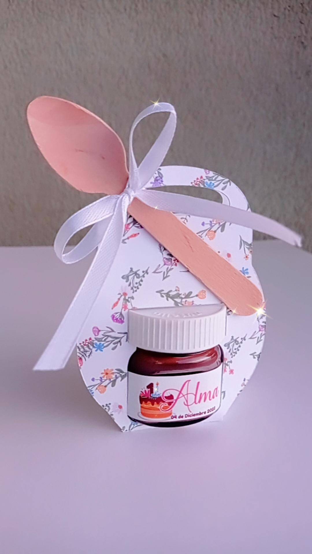 Personalized Mini Nutella. Birthdays, Communions, Baptisms. Weddings ...