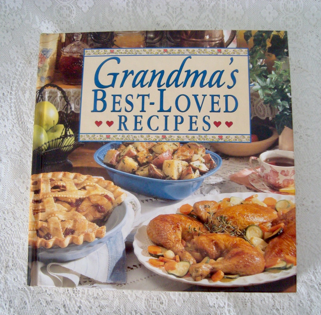 NEW Vintage 2000 GRANDMA'S Best-loved RECIPES Hard Cover - Etsy