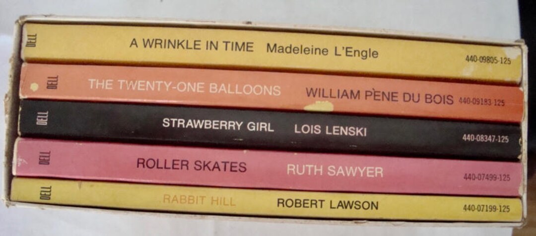 1975 A NEWBERY AWARDS LIBRARY 5 Book Boxed Set Children's Books Home ...