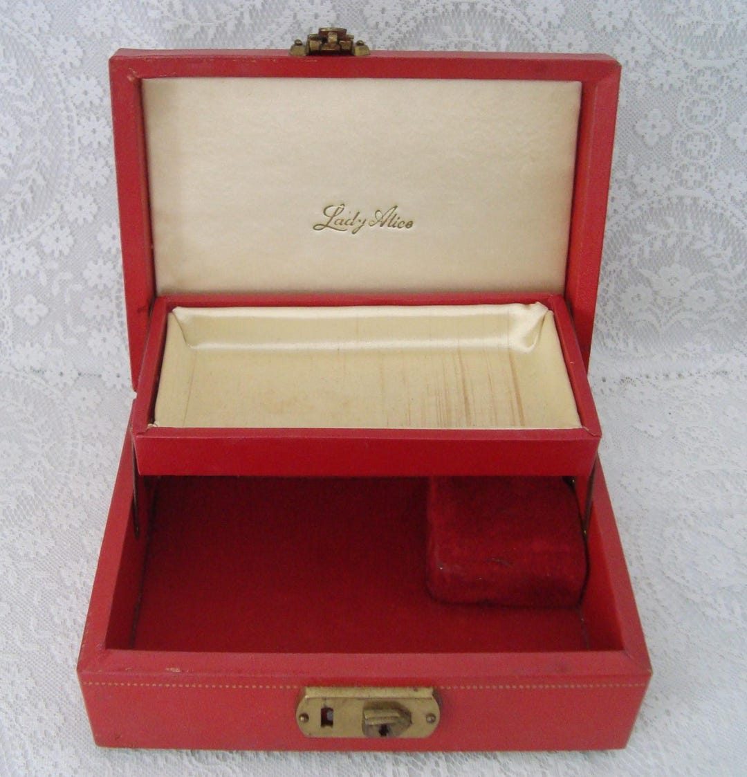 Vintage 1950's LADY ALICE Musical Jewelry Box Plays to Each His Own - Etsy