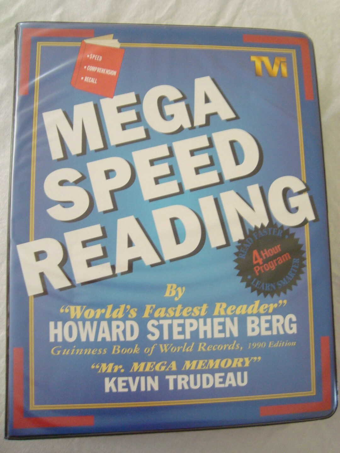 1996 MEGA SPEED READING by Howard Stephen Berg & Kevin Trudeau Boxed Training Set - Etsy