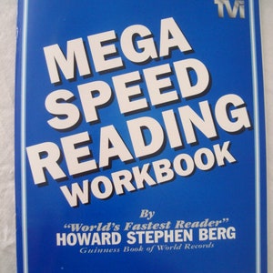 1996 MEGA SPEED READING by Howard Stephen Berg & Kevin Trudeau Boxed ...