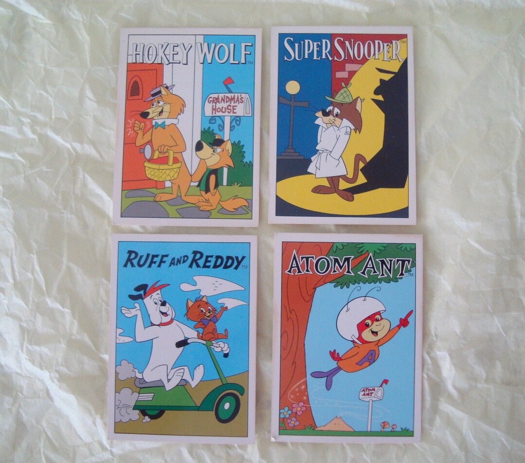 Vintage 1994 Lot of 4 HANNA-BARBERA & ARBY'S Collectible Cartoon ...