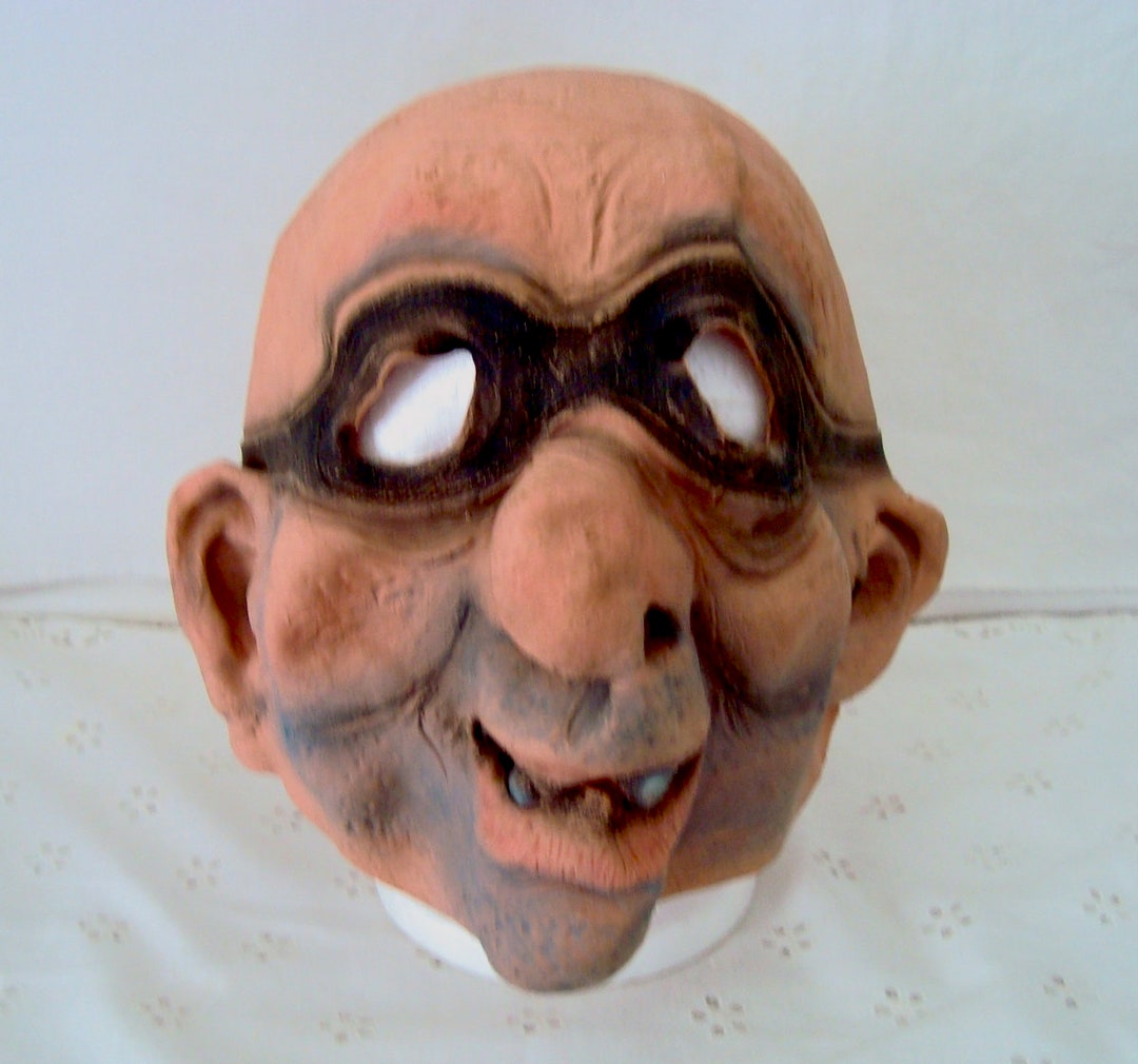 Vintage 1982 DON POST STUDIOS Mask Full Face Adult Bandit or Convict ...