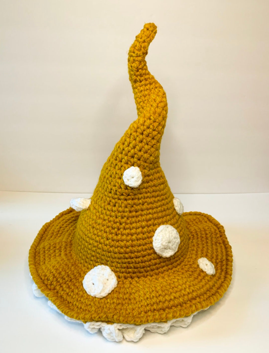 Tik Tok Hat Crochet Witch Hat Handmade Witch Hat Twisted - Etsy