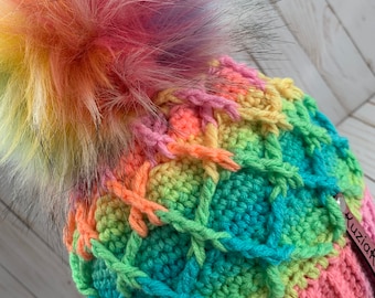 Lisa Frank Hat - Etsy