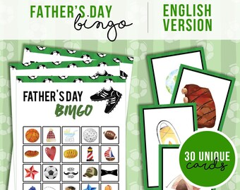 Father's Day Games Printable Bingo Cards | Etsy