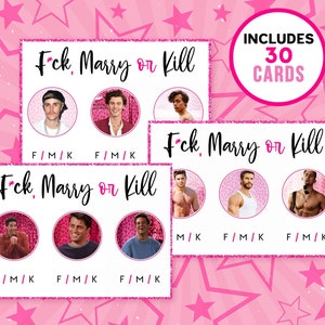 Ladies Night Games - F**k Marry Kill | Dirty Bachelorette | Fun Hen ...