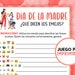 Mothers Day Emoji Pictionary Trivia in Spanish | Juegos Del Dia De La ...