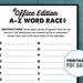 Office A-Z Word List Party Printable Games Work Activities - Etsy