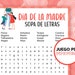 Spanish Word Search for Mothers Day | Printable Games for Kids & Adults ...