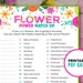 Spring Flower Power Match up Trivia | Springtime Printable Games | Fun ...