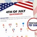 4th of July Cryptogram Game Fourth of July Games for Kids Independence ...