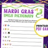 Mardi Gras Find the Guest Bingo Games for Adults Carnival Party New ...