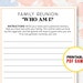 Family Reunion Games - Who Am I | Family Gathering Activity | Party ...