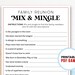 Family Reunion Mix and Mingle Game | Family Gathering Party Activities ...