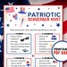 4th of July Patriotic Scavenger Hunt Printable Games for Adults & Kids ...