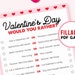 Valentines Games Would You Rather Valentines Day This or That Virtual ...