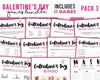 6 Galentines Day Games Printable Games for Girls Night Party | Etsy