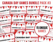 Canada Day Games Bundle Printable Games for Kids and for - Etsy