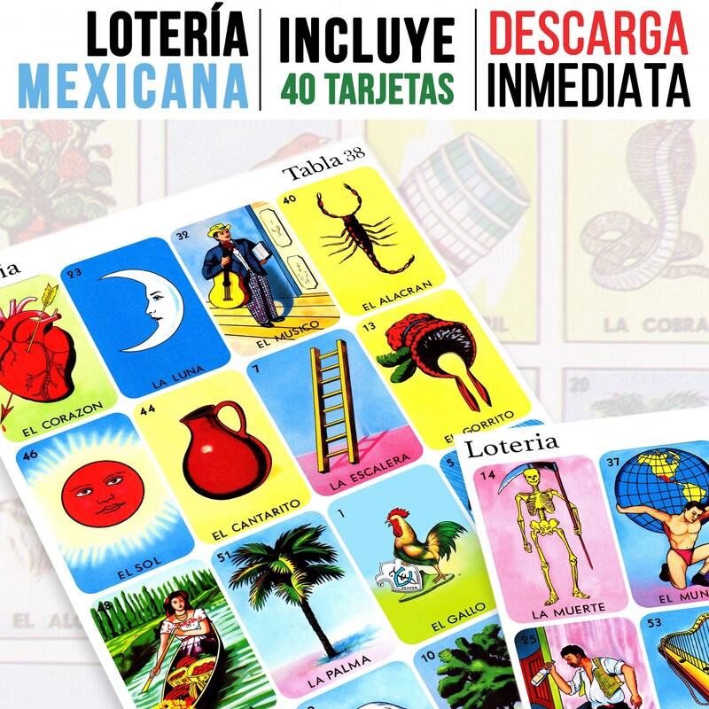 Mexican Loteria - Etsy