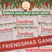 Friendsmas Games Holiday Trivia Christmas Friends Party Games for ...