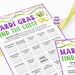 Mardi Gras Find the Guest Bingo Games for Adults Carnival Party New ...