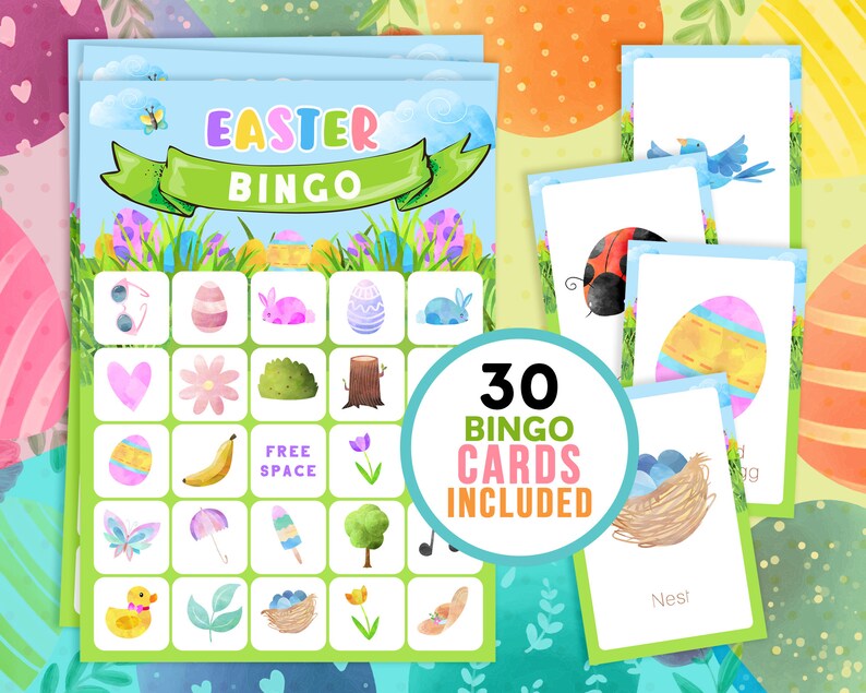 9 Easter Games Bundle for Kids Easter Fun Kids Activities | Etsy