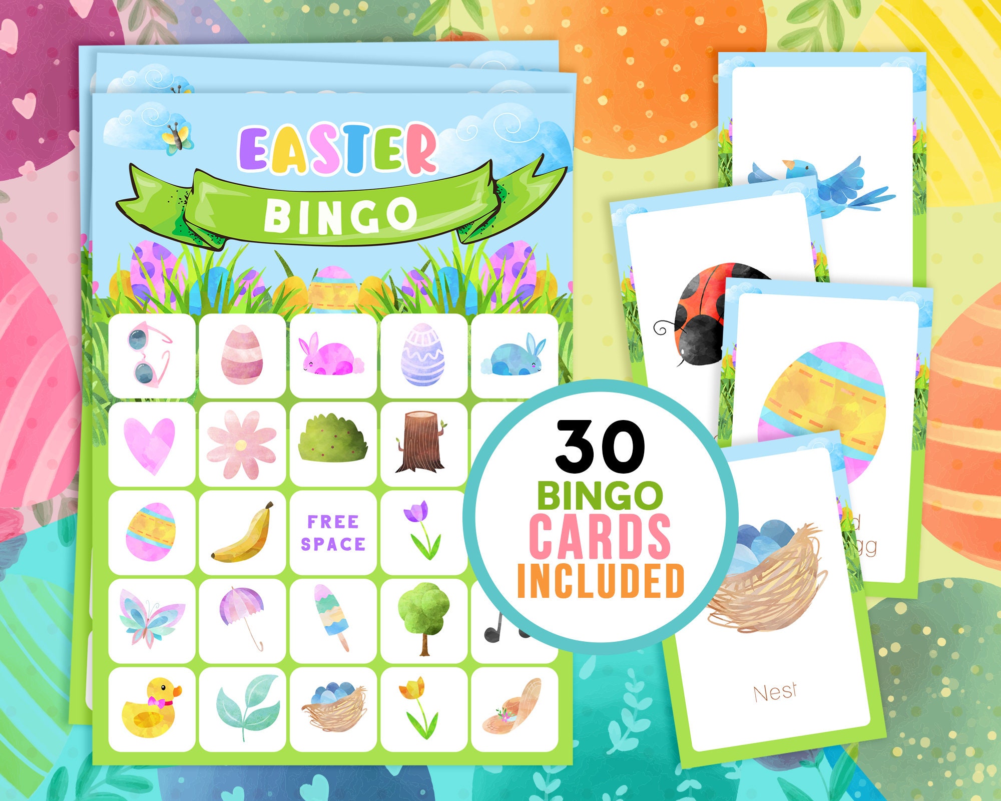 9 Easter Games Bundle for Kids Easter Fun Kids Activities | Etsy