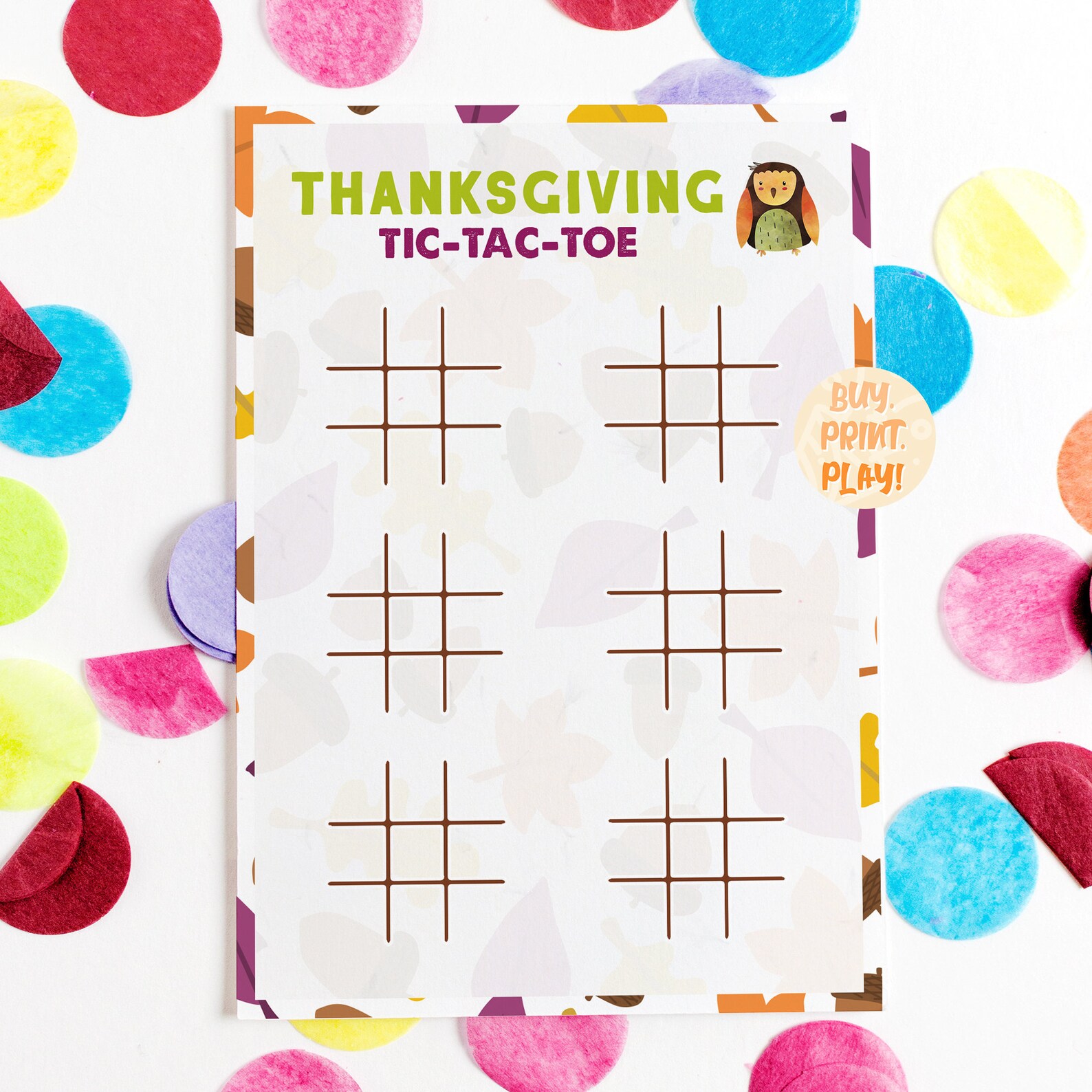 Thanksgiving Games for Kids and for Adults Fall Games Bundle - Etsy