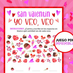 Pack De Juegos De San Valentin Para Niños | Spanish Valentines Games ...