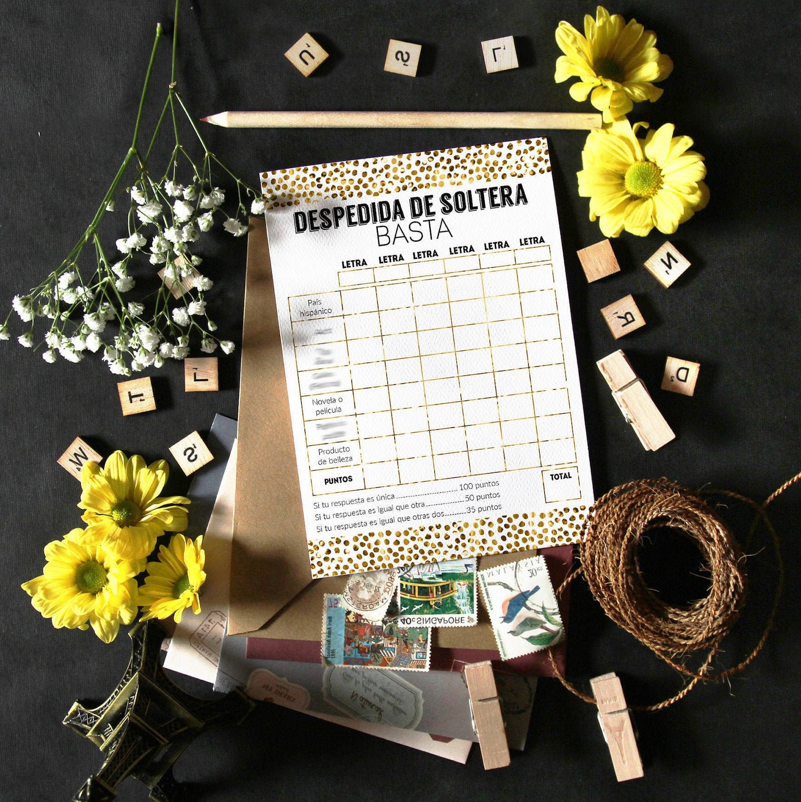 Basta Despedida de soltera juegos bridal shower games - Etsy México