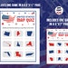 United States Map Picture Quiz 4th of July Patriotic Trivia Game US ...