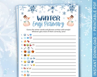 Winter Family Feud Trivia Game, Winter Trivia Game, Winter Seniors Game ...