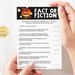 Black History Month Fact or Fiction Trivia Game American History ...