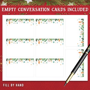 Christmas Conversation Starters | Friendsmas Games for Adults ...