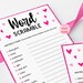 Ladies Night Games Word Scramble Girls Night in Printable Activity ...