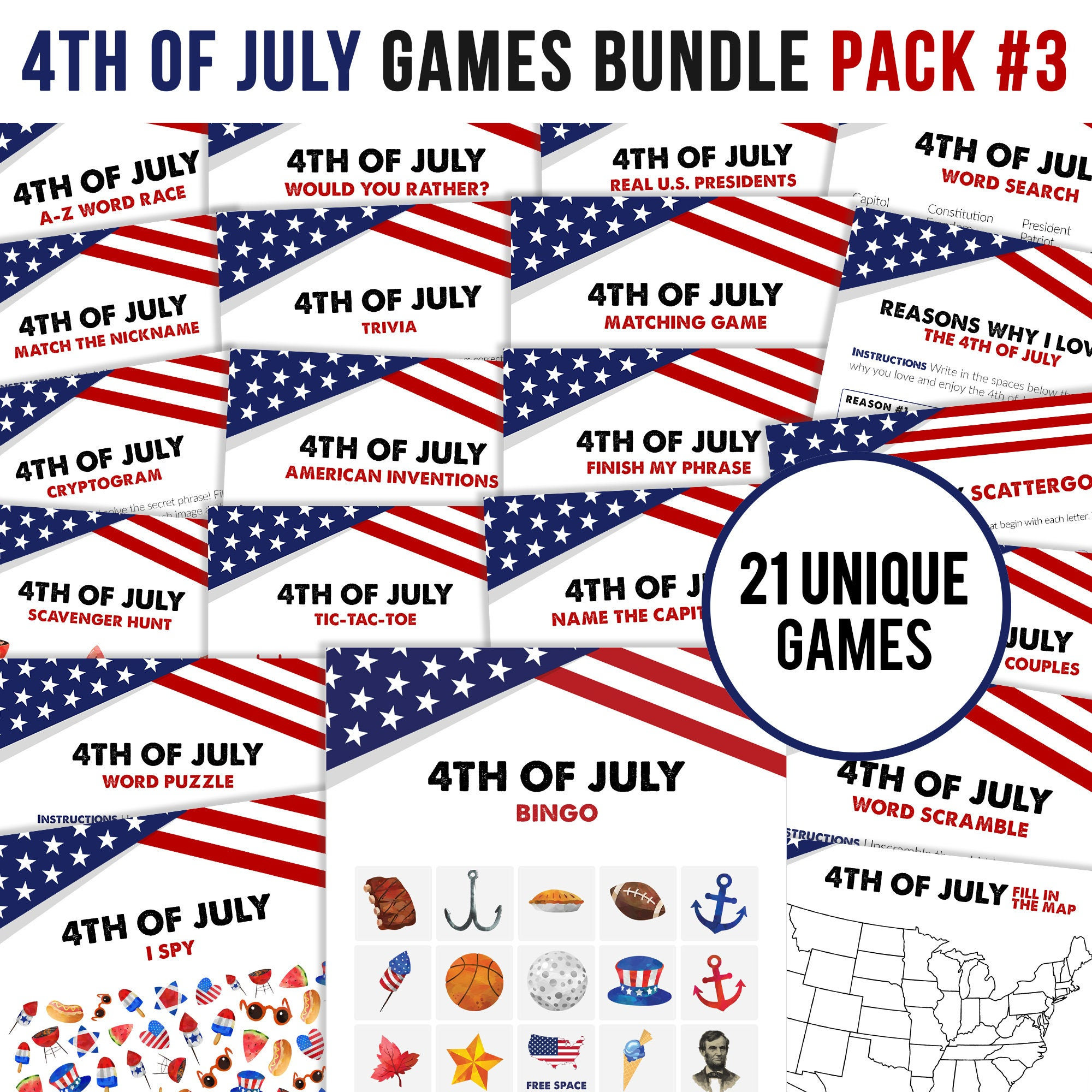 21 Games for 4th of July Party | United States Independence Day ...