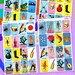 20 Mexican Loteria Cards Juego Loteria Mexicana Mexican Loteria Game ...