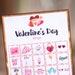 Valentine Bingo Game Printable Party Game Valentine's - Etsy