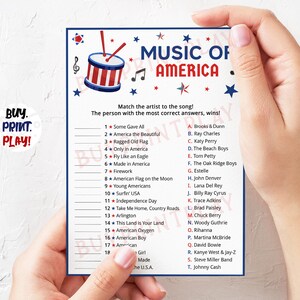 Music of America Matchup Game | Patriotic Songs Trivia | US 4th of July ...