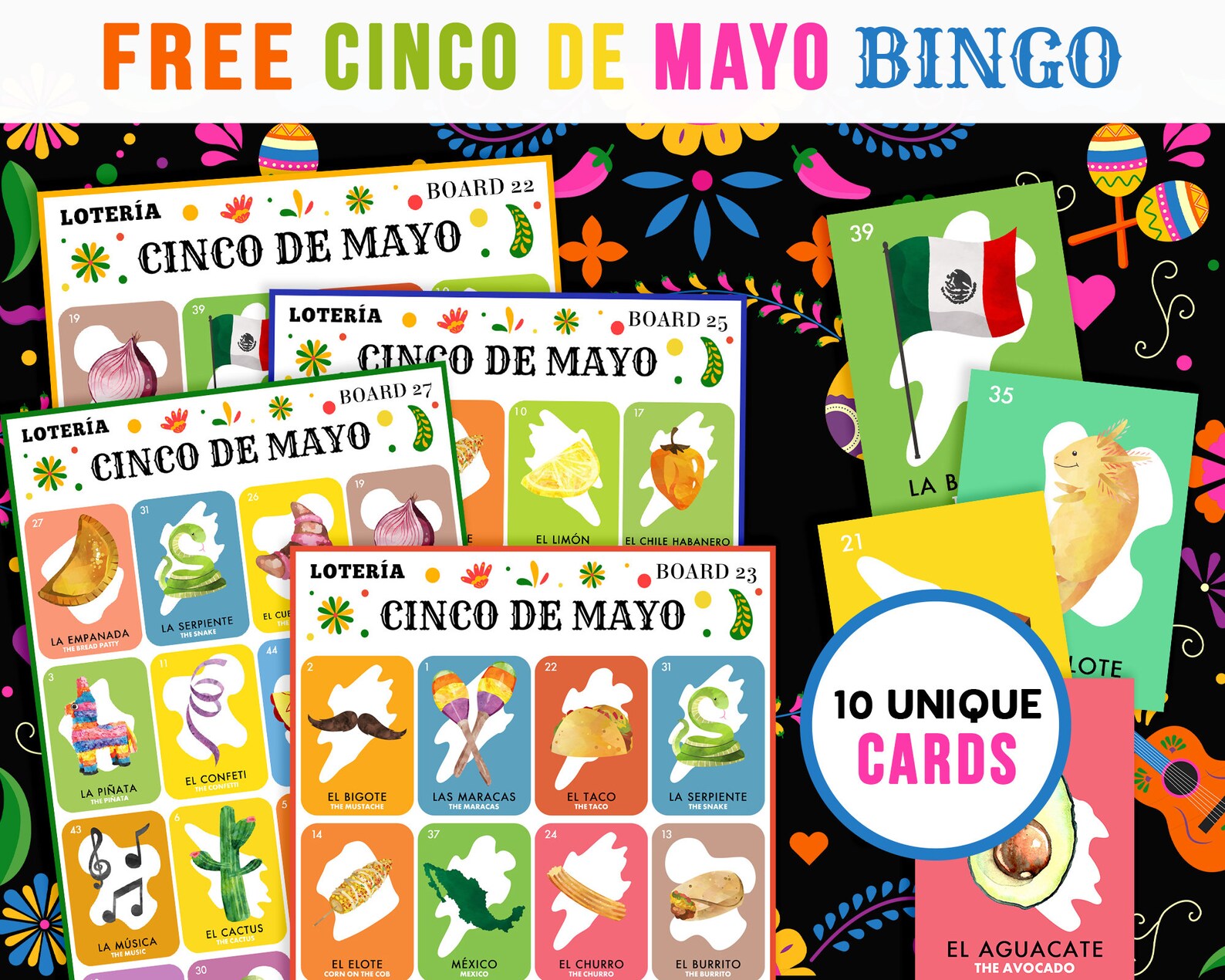 Cinco De Mayo Candy Dice Printable Games for Kids & Adults - Etsy