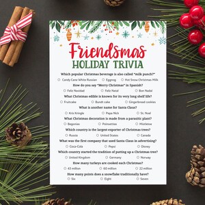 Friendsmas Games - Holiday Trivia | Christmas Friends Party Games for ...