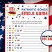 4th of July Emoji Pictionary Games Bundle Emoji Quiz for US ...
