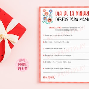 Pack De Juegos Del Dia De La Madre Para Niños | Spanish Mothers Day ...
