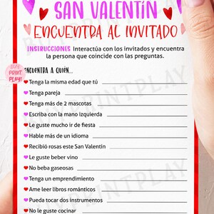 Juegos de San Valentin - Encuentra al invitado | Actividades ...