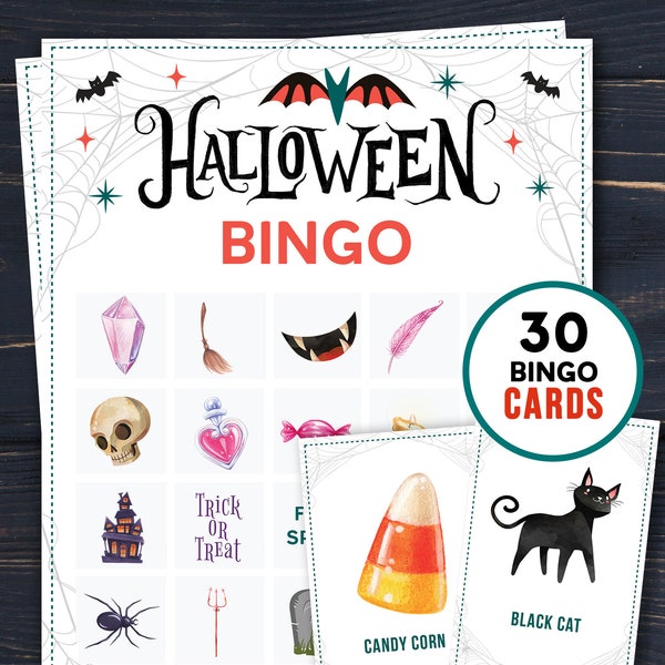 Halloween Bingo - Etsy